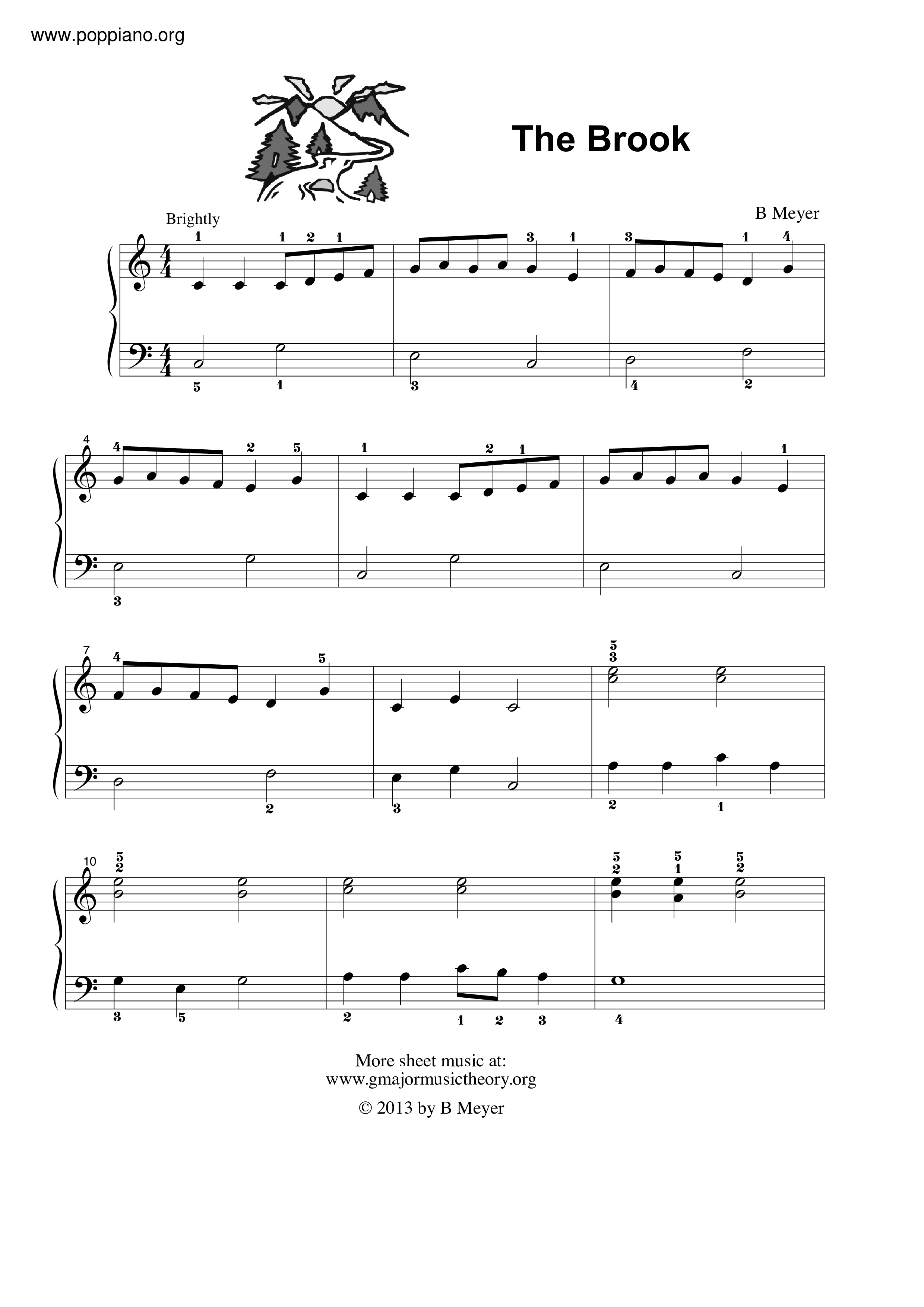 Hymn-The Brook Sheet Music pdf, - Free Score Download ★
