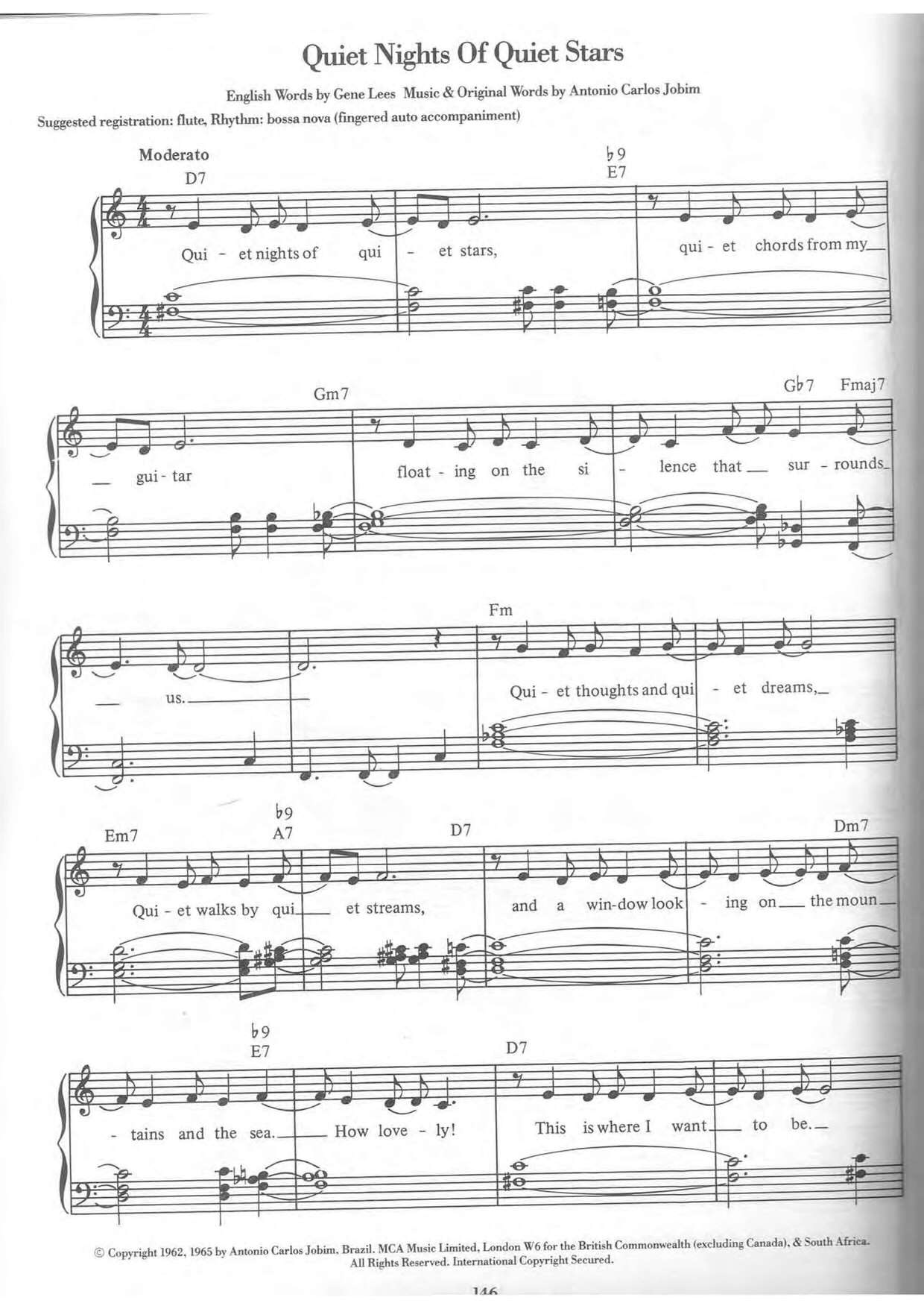 ★Frank Sinatra - Quiet Nights Of Quiet Stars ピアノ譜pdf- 香港ポップピアノ協会 無料PDF ...