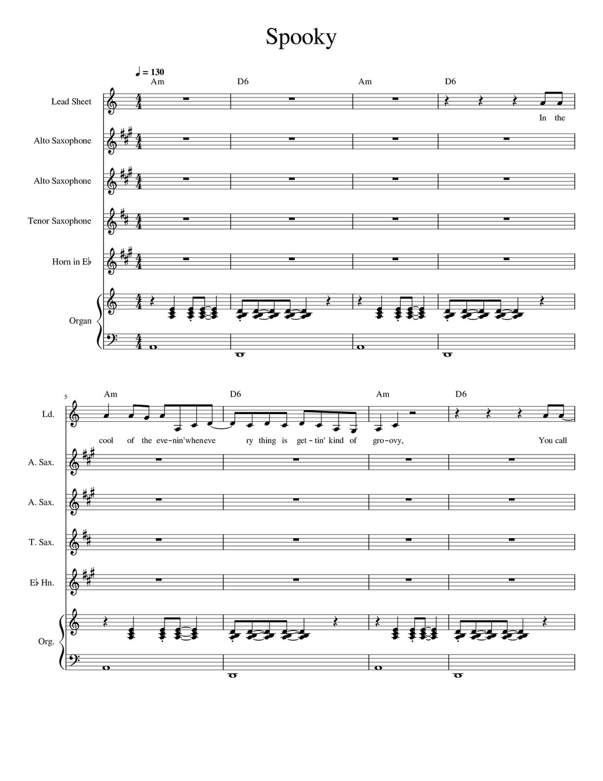 Dusty Springfield-Spooky Sheet Music pdf, - Free Score Download ★