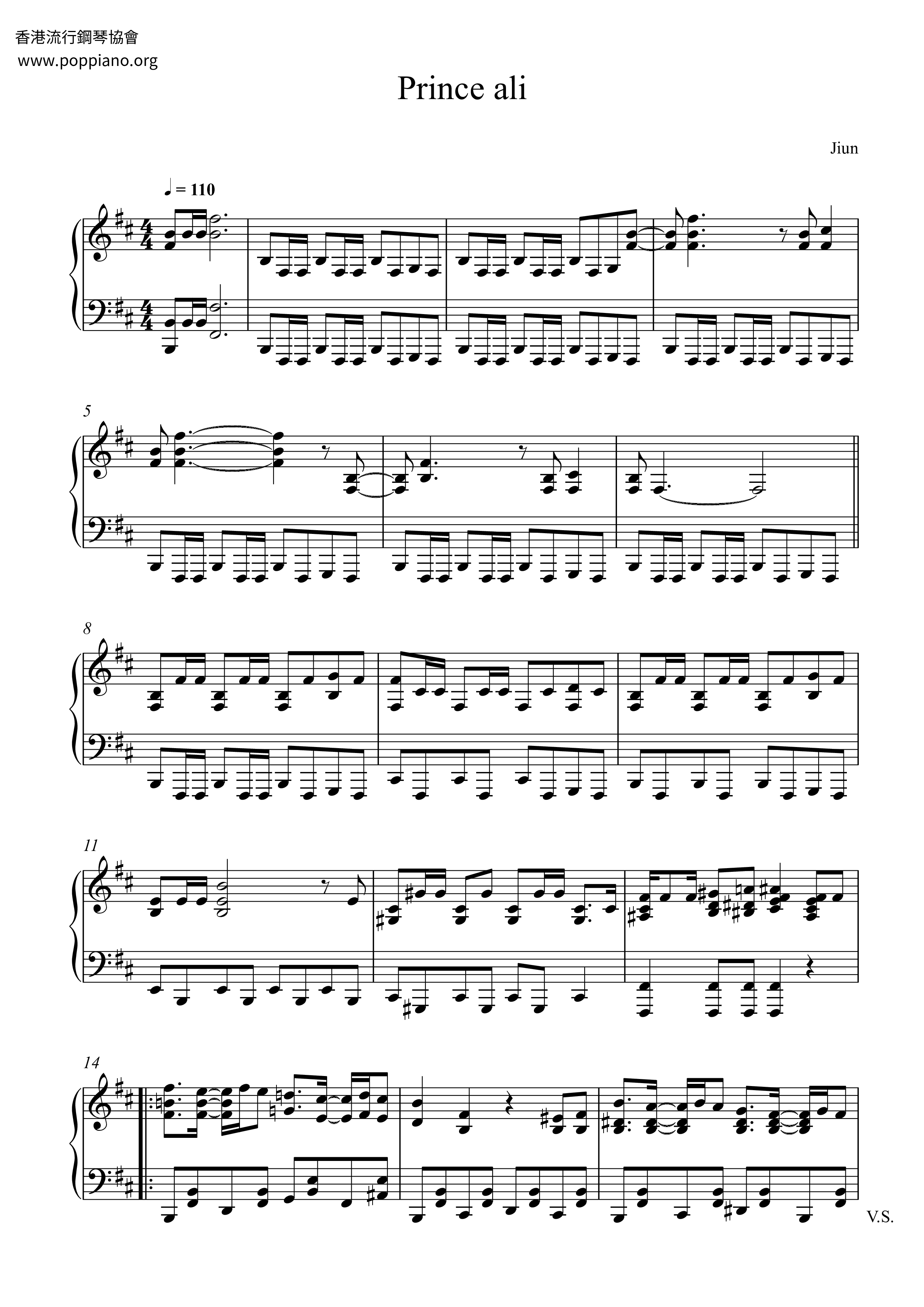 Will Smith-Aladdin - Prince Ali Sheet Music pdf, - Free Score Download ★