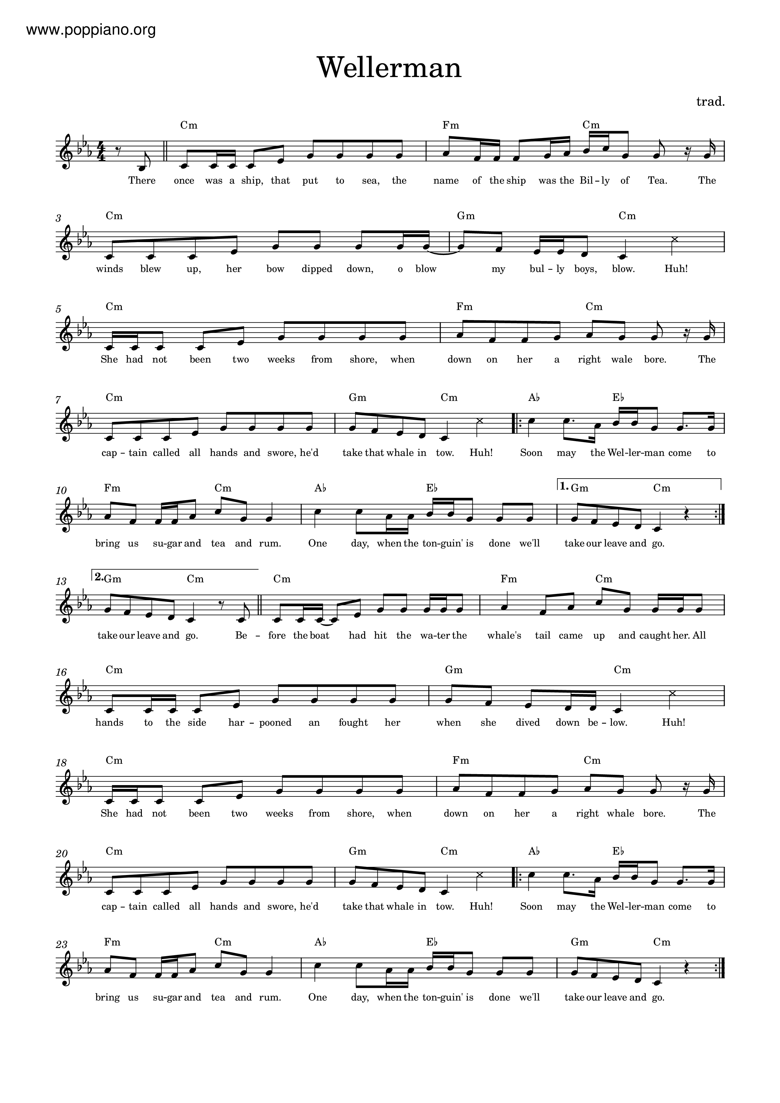 ★Nathan Evans - The Wellerman ピアノ譜pdf- 香港ポップピアノ協会 無料PDF楽譜ダウンロード gakufu